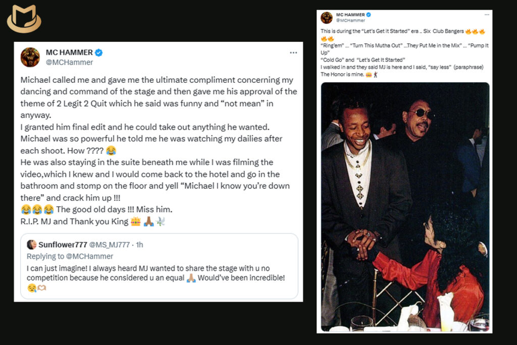 MC Hammer takes a fan down a peg about Michael Jackson - MJVibe
