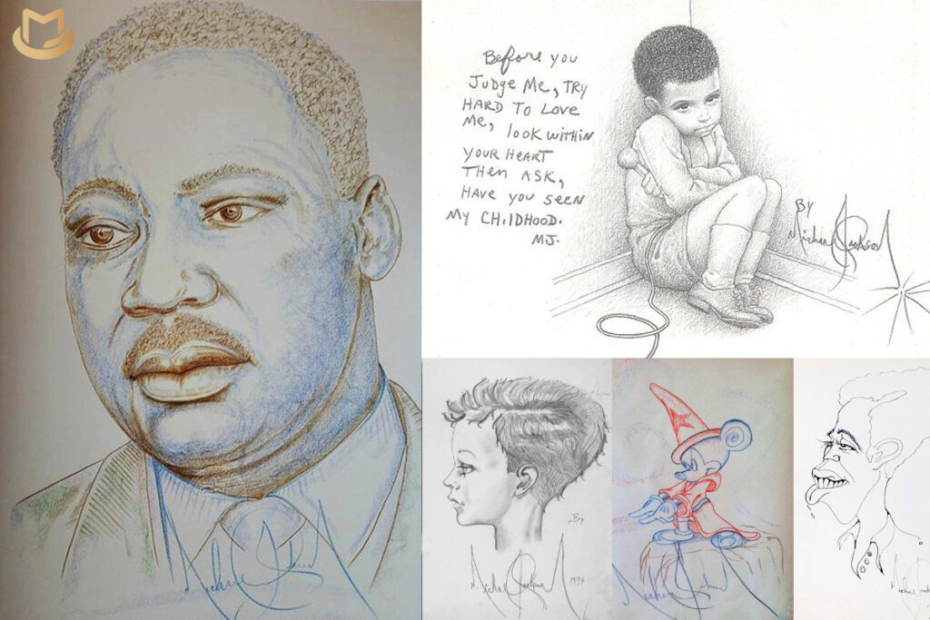 Michael Jackson's drawings in auction - MJVibe